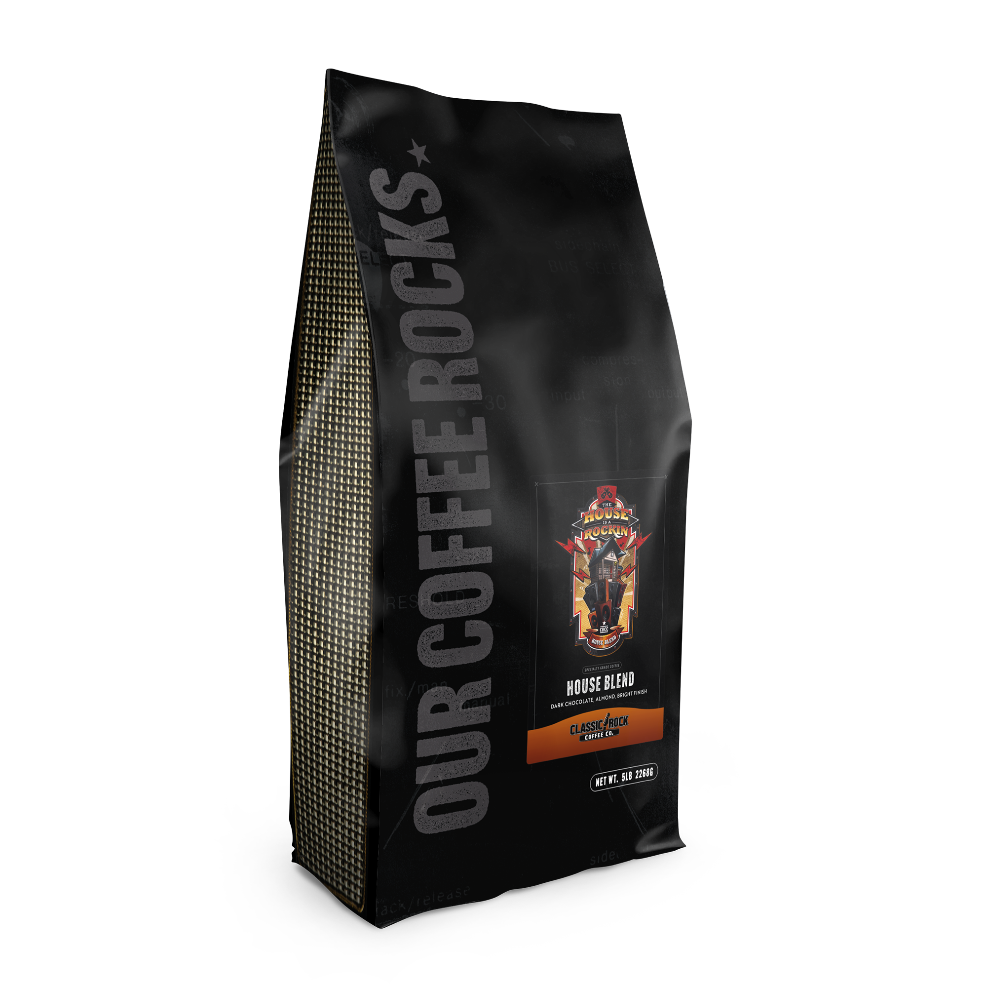 Classic Rock Coffee - The House Is A Rockin (5 lbs) – Shake This