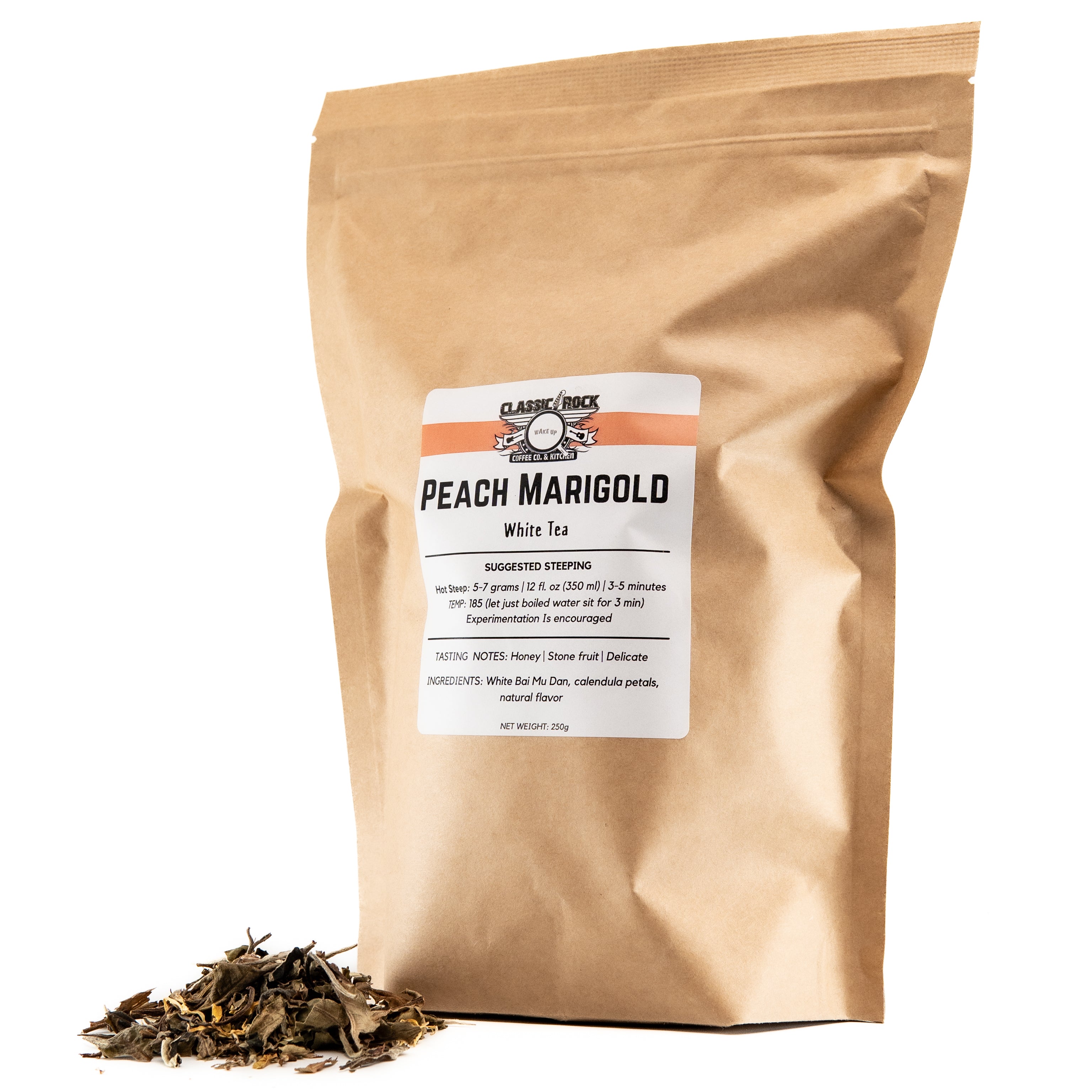 Classic Rock Coffee - Peach Marigold Tea – Shake This